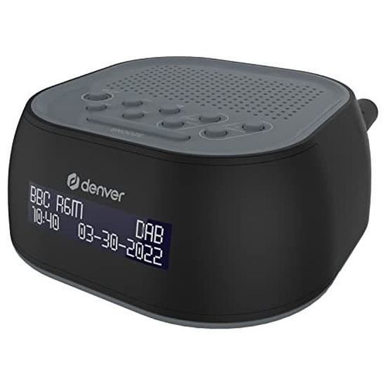Radio-réveil DENVER CRD-506 - Noir - Horloge intégrée - Minuteur - Tuner radio - Cdiscount TV ...