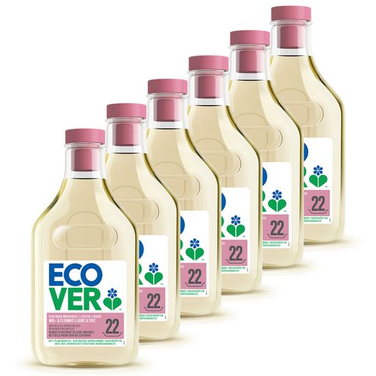[Lot de 6] ECOVER Lessive Liquide Laine & Soie - Nénuphar et Melon Vert - 1L - Cdiscount ...