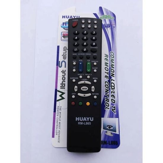 Remplacement Télécommande Sharp Tv Pour Rm L865 Cdiscount Tv Son Photo