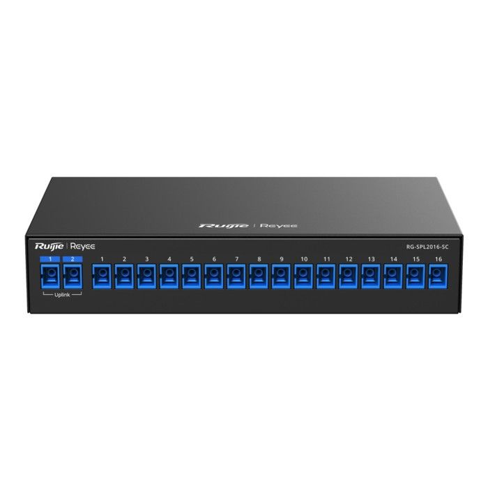 Répartiteur Optique Passif Reyee 16x SC 2x Uplink SC 1260 nm à 1650 nm ...