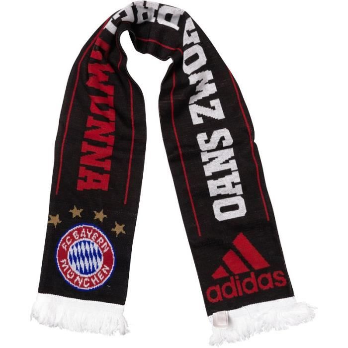 Adidas Echarpe FC Bayern Munich M61749 Scarf Black/White - Cdiscount ...