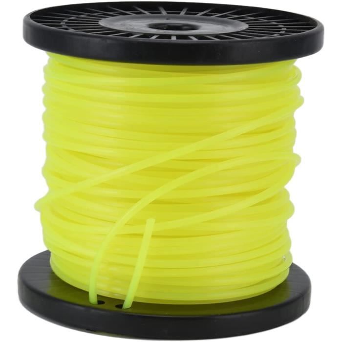 Fil de Débroussailleuse, Fil de Remplacement de Bobine Ronde en Nylon de 3mm pour Accessoires de ...