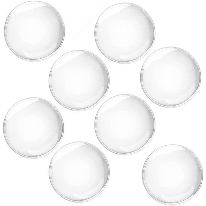 Mur d'arrêt de Porte-Lot de 8 tampons Ronds en Caoutchouc Ø 40 mm ...