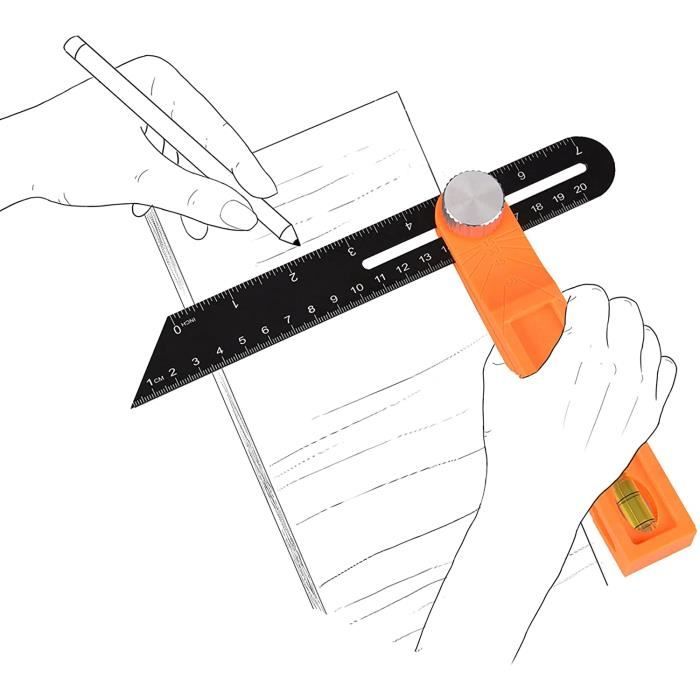 Regla de Múltiples Ángulos Regla de Ángulo Corredizo con Función de ...