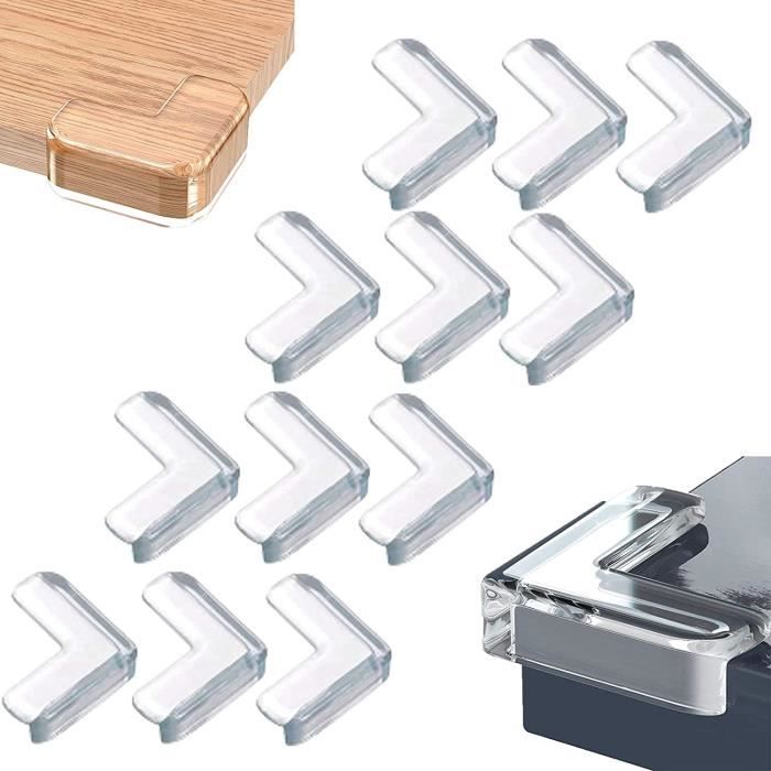 12 pièces protection coin de table,coins de sécurité transparents,coin ...