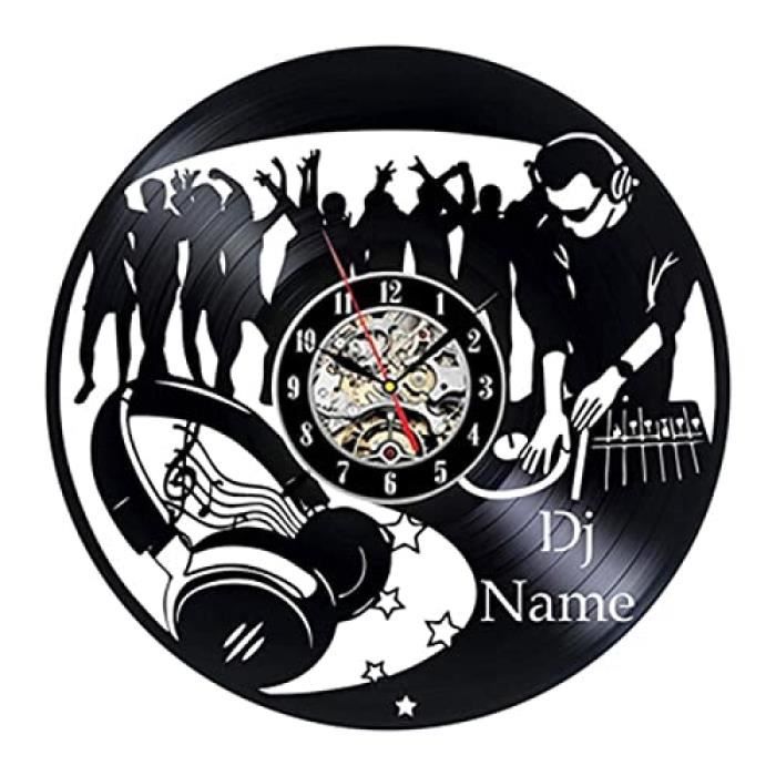 Dj Disque Vinyle Dj Musique Bar Art Rock Décor Bar Club Lueur Record ...