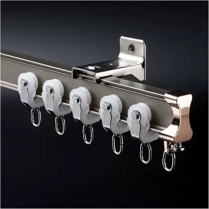 Support Mural Pliable Pour Rail De Rideau, Rail De Rideau Coulissant ...