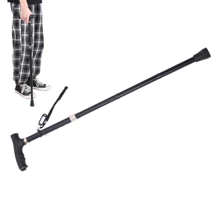 EJ.life Canne pliable Canne de marche pliable pour personnes gées Canne ...
