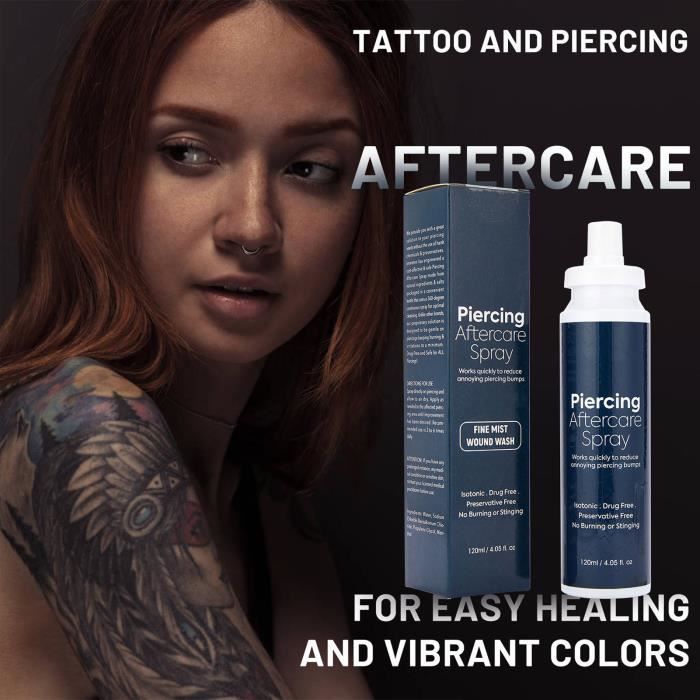 ESTINK Piercing Aftercare Cleaning Spray Piercing Aftercare Spray Réparateur Nourrissant ...