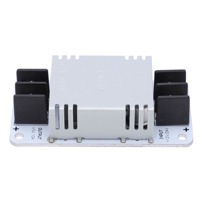 Fdit Régulateur de tension CC Adaptateur de convertisseur de puissance DC 24V 12V à 5V 10A ...