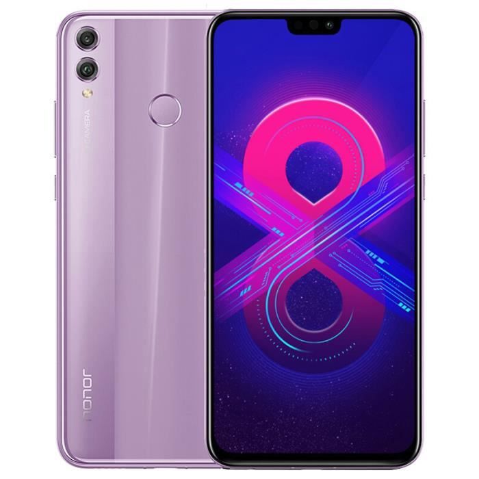 Huawei Honor 8X Smartphone débloqué 4 Go RAM 64 Go ROM 6,5 Pouces Android 8,1 Kirin 710 Octa ...