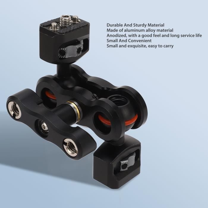 HURRISE Bras magique avec deux rotules Bras Magique à Double Tête ...