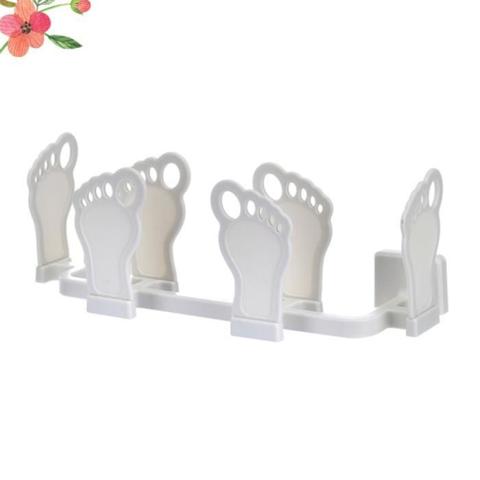 Support mural à chaussures en forme de pied cintres collants rack de ...