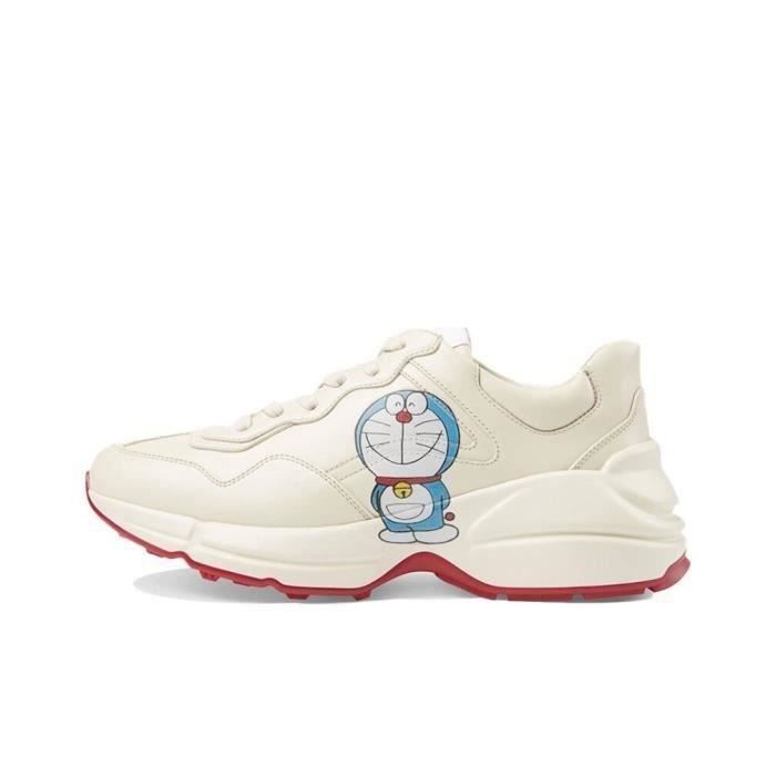 Gucci Rhyton Homme Femme Chaussure Sneakers Pas Cher blanc. Couleurs ...
