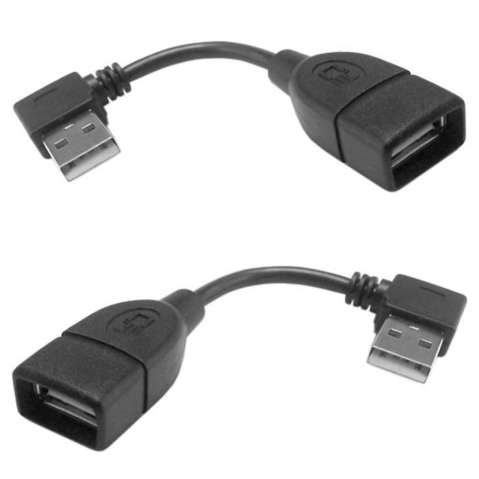 Câble D'Extension Usb, Câble D'Extension Coudé À 90 Degrés Usb 2.0 Type ...