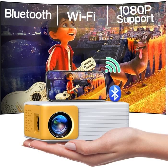 Vidéoprojecteur Wifi Bluetooth - Mini Projecteur Portable Video Full Hd ...