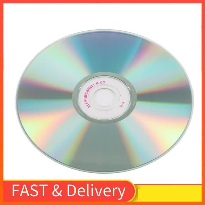 HUM-CD R Blank Discs 52X 700MB Recordable Disc Blank CDs for Storing ...