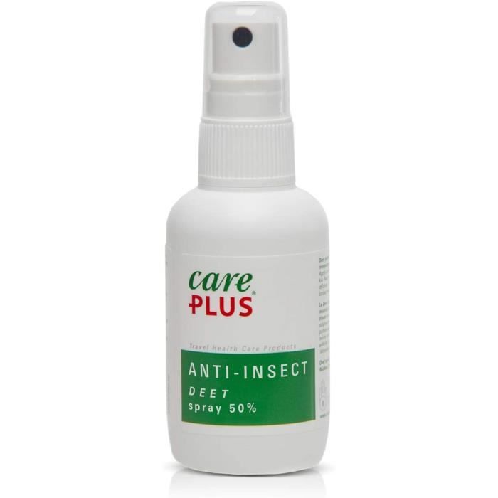 Care Plus Spray Anti-ctes, À Base de 50% de DEET, Pour Toutes les ...