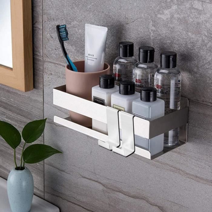 THATSRAD Etagère de Douche Auto-adhésif Inox 22 * 9 * 7.5cm Panier de ...