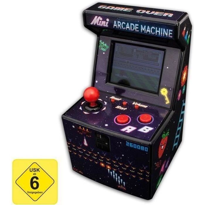 Mini machine de jeux d'arcade - THUMBSUP! - 240 jeux - Mixte ...