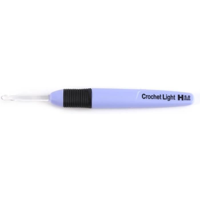 1 Pcs Led Light Up Crochet Crochet Crochet Lite Aiguilles À Tricoter ...