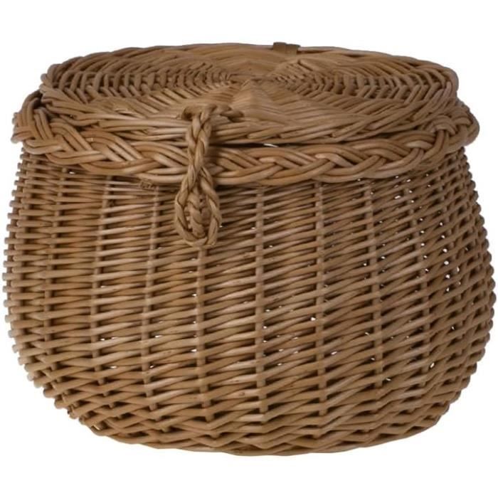 Boîte À Bijoux En Osier En Osier[H6940] - Cdiscount Maison