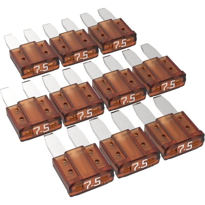 Micro 2 Fusibles À Lame Mikroto Ii 5A - 30A Fusible Enfichable D'Automobile Choix : 7,5A Ampère ...