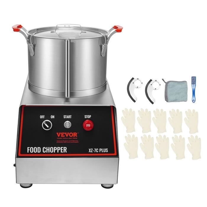 VEVOR Robot Culinaire 750 W Robot de Cuisine Capacité 6,6 L Mixeur ...