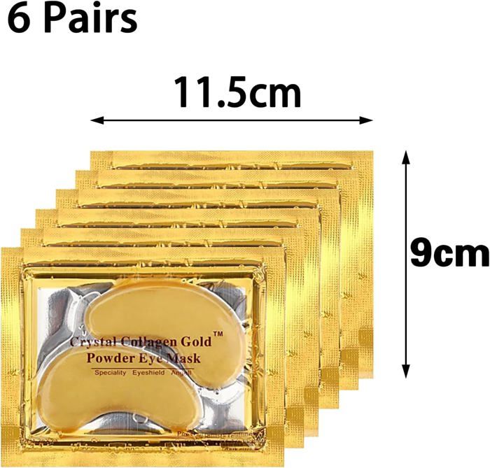 6 Paires 12 Pièces Patch Yeux,Patch Yeux Anti Cernes,Eye Patch,Patch ...