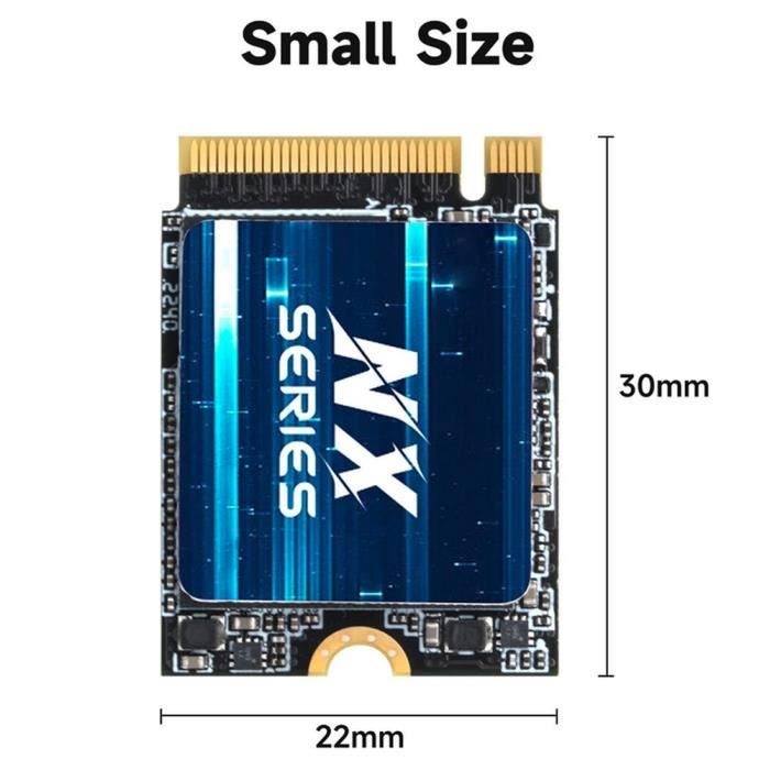 SSD M.2 NVME PCle Gen 3×4 - KingSpec - 512Go - 3D TLC - PCI Express 3.0 ...