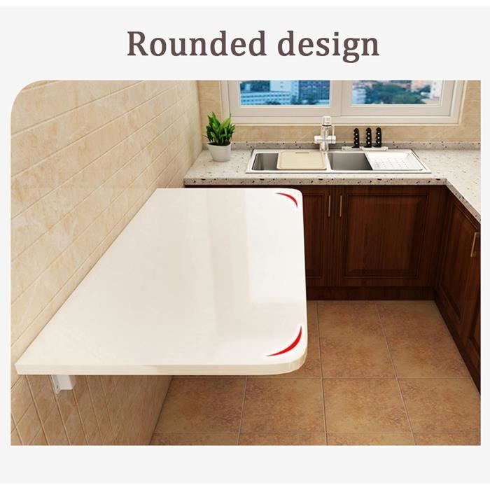 Table Murale Rabattable,Table Pliante Murale,Table De Salle À Manger ...