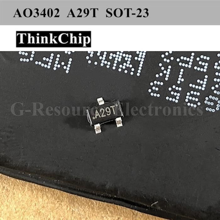 Transistor mosfet 30V 4A (Ta) 100 W (Ta) SMD, nouveau, original, AO3402 ...