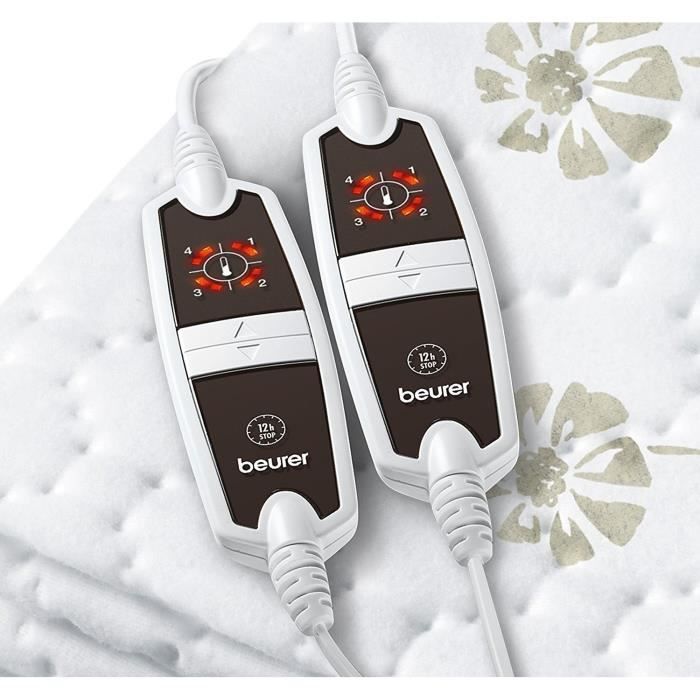 Chauffe-matelas - UB - 68 XXL - 2 places - Polaire - 4 niveaux de température - Lavable en ...