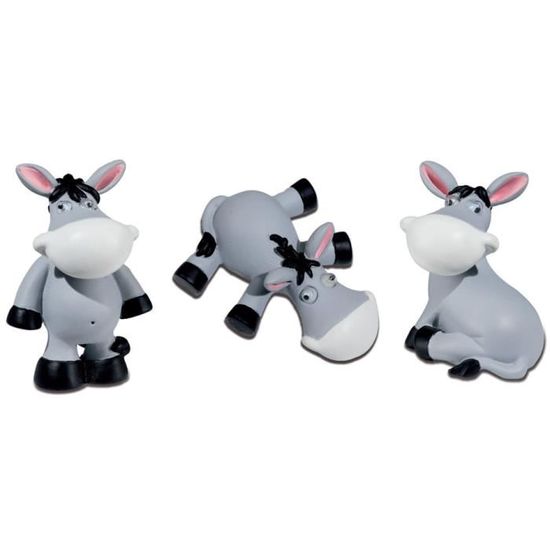 Lot de 3 - Figurine - statuette Âne rigolo - humoristique - Cdiscount ...