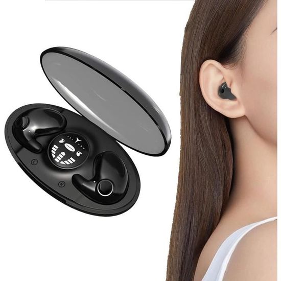 Hidruo Invisible Sleep Wireless Earphone Ipx5 Waterproof, Ear Buds ...