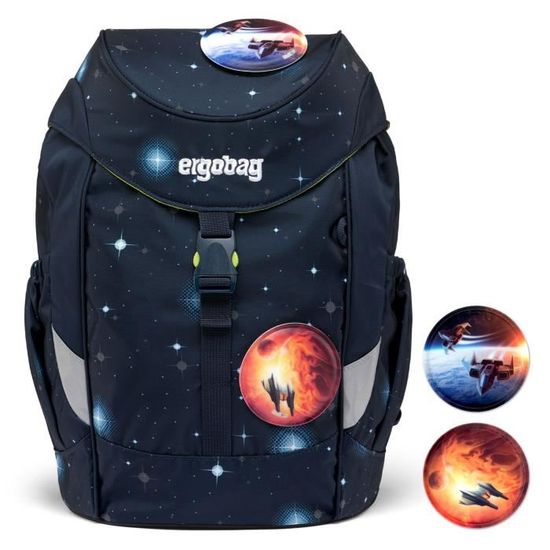 Ergobag Galaxy Glow-Edition Mini Backpack KoBärnikus [199290] - sac à dos sac a dos bleu foncé ...