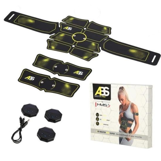 HMS Electrostimulateur pour les muscles LV ABS Master Pro Super - 17-22-275 - Cdiscount Sport
