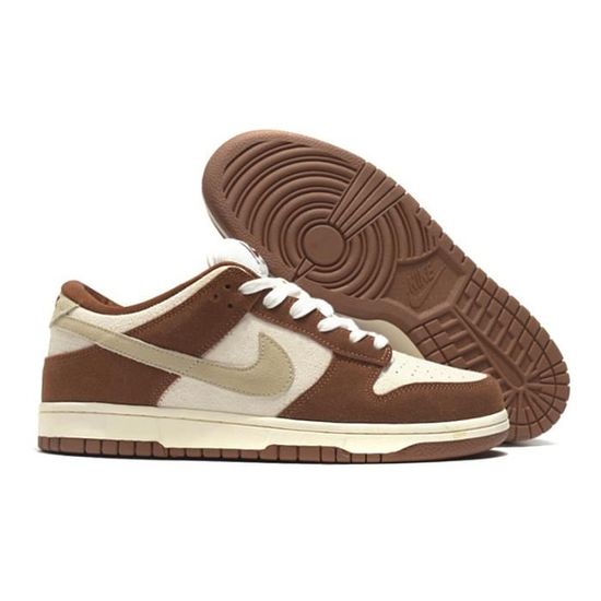 Baskets Nikes Dunks SB Chaussures marron beige de course pour hommes et ...
