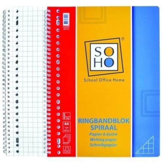 Soho bloc-notes quadrillé 10 x 10 mm A4 papier blanc - Cdiscount Beaux ...