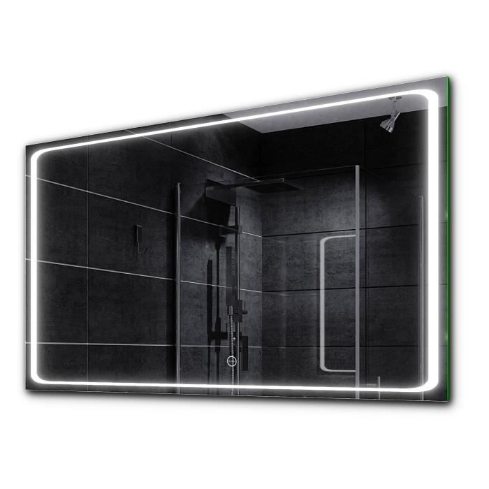 Alasta, Miroir LED avec Interrupteur Tactile, Barcelona 80x80 cm ...