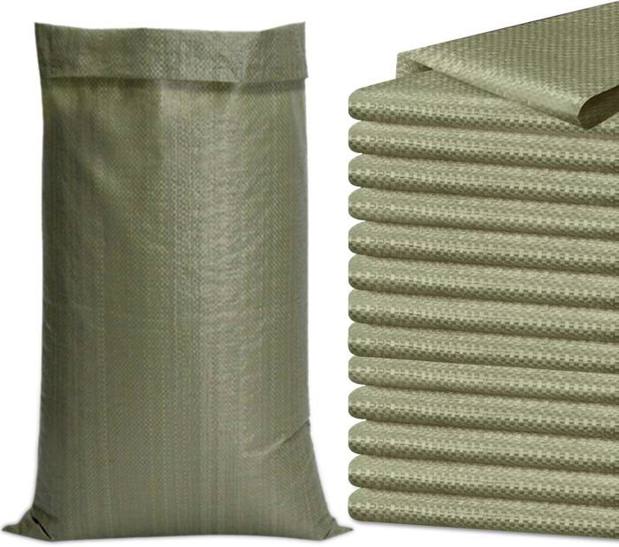 Sac A Gravats Chantie,Sac Jardinage Dechets 70X113Cm,15 Pcs Sac Gravat ...