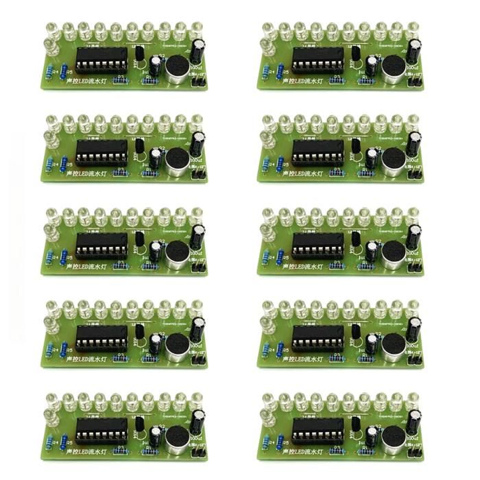 Kit Électronique DIY, Module D'Éclairage LED à Commande Vocale, Kit D ...