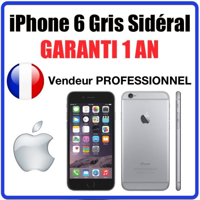 Apple iPhone 6 - Gris Sidéral 16 Gigas Désimlocké Garanti 1 an ...
