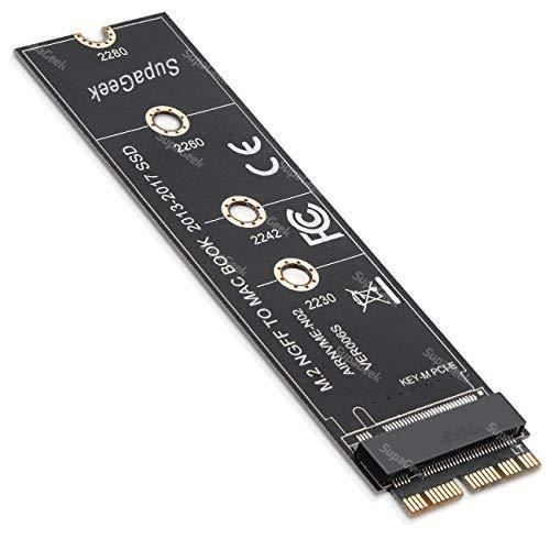 SupaGeek M.2 NGFF Nvme Carte adaptateur SSD PCIe vers M.2 M pour ...