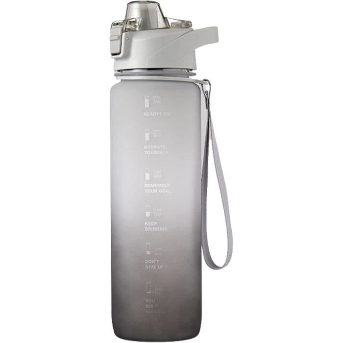 Bouteille D'Eau Sport Water Bottle 1L Gourde Sport Avec Marqueur Sans ...