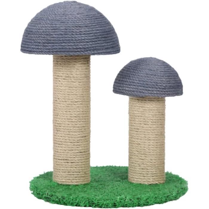 Arbre À Chat De Créativité, Griffoir Pour Chat Champignon Avec Des ...