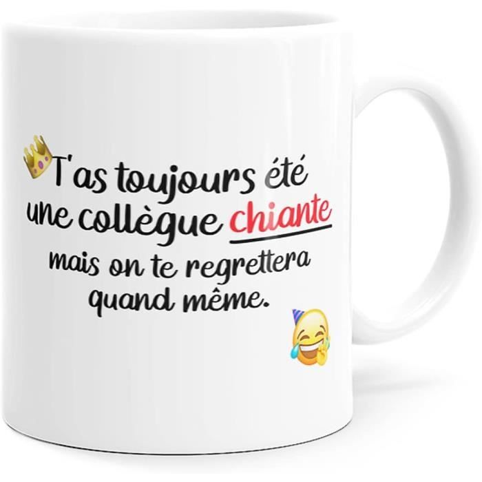 Mug Humour Collègue Tasse Message Drôle Rigolo. Idée Cadeau Original ...