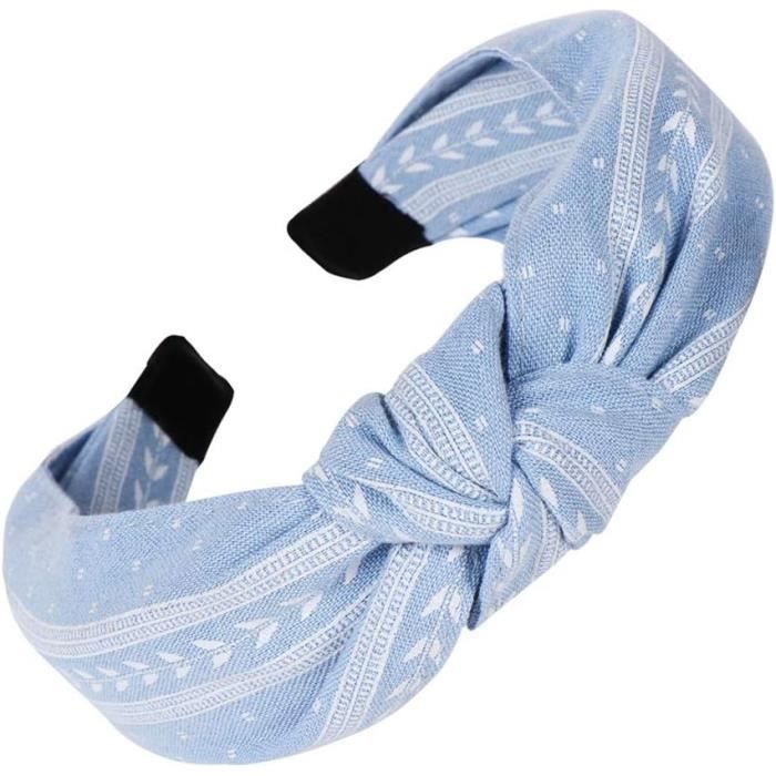 Femmes Filles Bandeau Cheveux Vintage Bande De Cheveux Tissu Serre-Tête ...