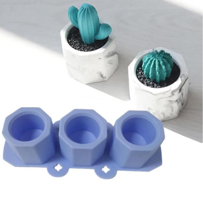 3D Silicone Moule Pot De Fleur De Ciment Fabrication De Moules ...