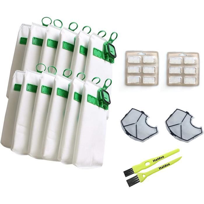 Kit Sac Aspirateur Compatible pour Vorwerk Kobold VK140 VK150 avec ...